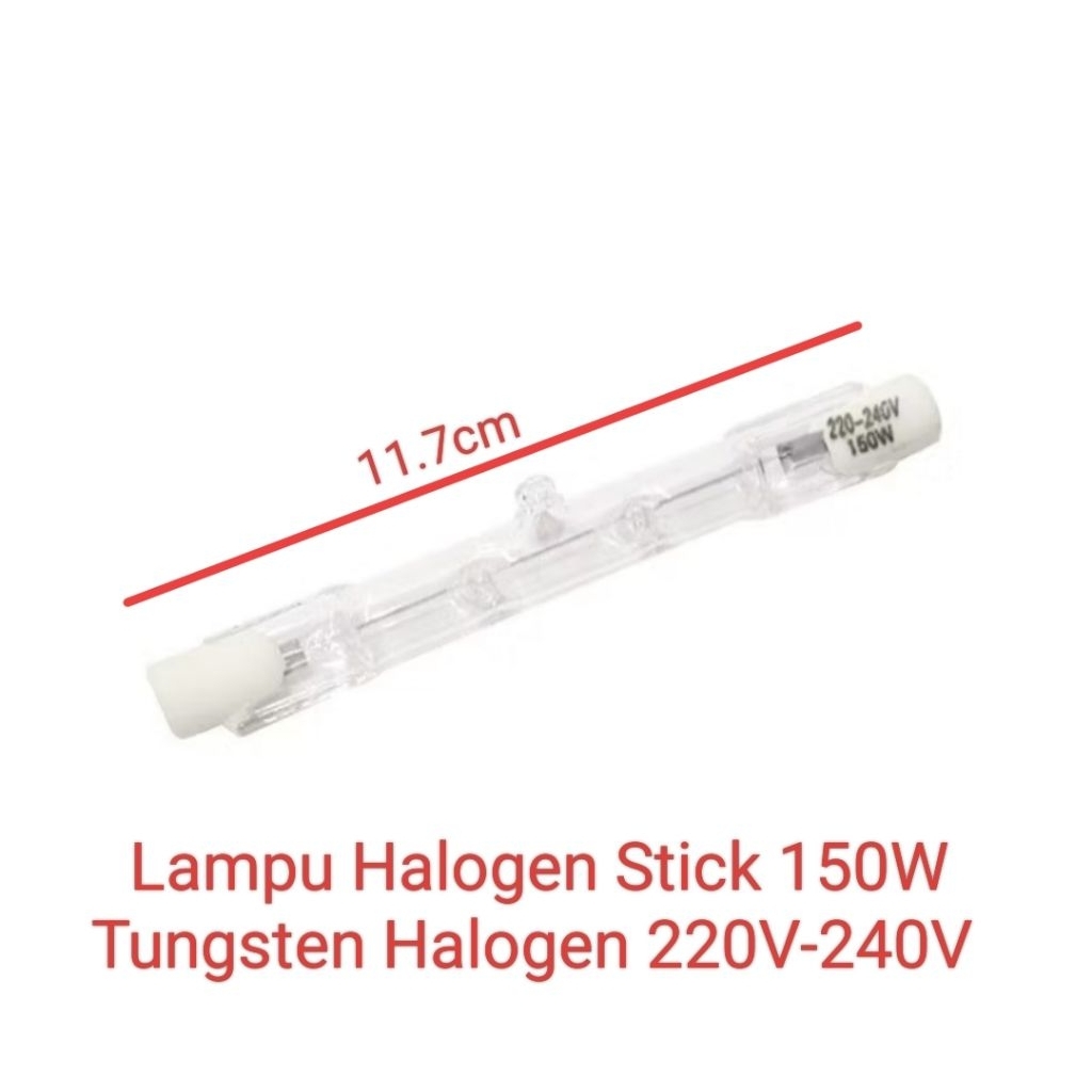 Halogen Lamp Stick Lamp 150W 220V-240V Tungsten Halogen Warming Lamp ...
