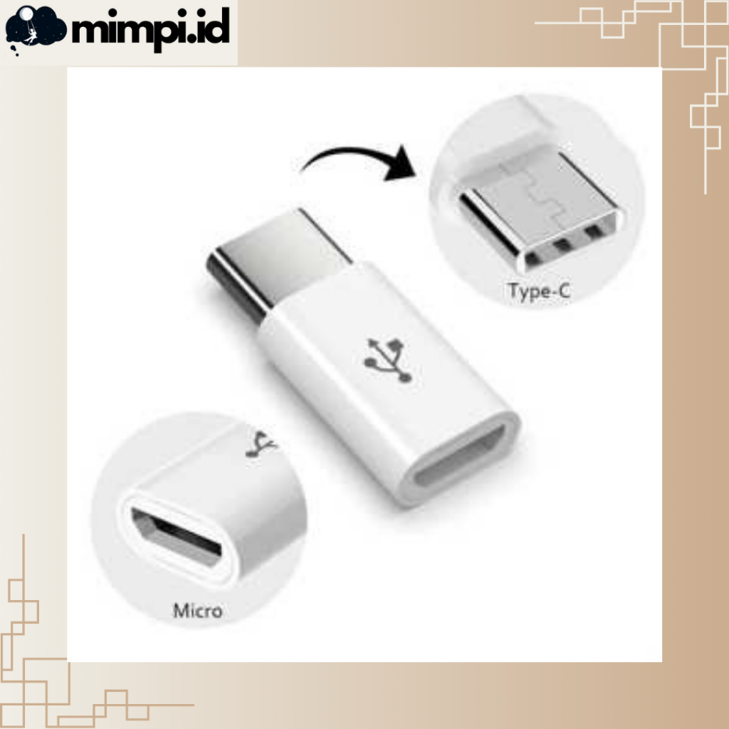 Original Micro USB to Type-C Converter Micro to Type C Connector ...