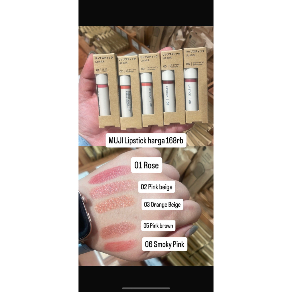 MUJI Lisptick Pre Order Japan Lip Stick | Shopee Malaysia