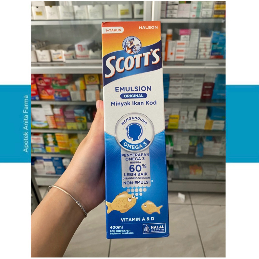 Scotts Emulsion Orig 400ml | Shopee Malaysia