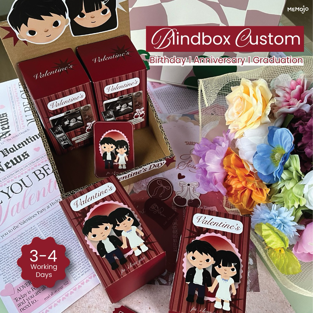 CUSTOM blind box/ Valentine blind box / Birthday Gift/ blind box Gift ...