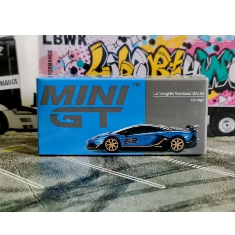 Mini GT 784 Lamborghini Aventador SVJ 63 (Blu Aegir) | Shopee Malaysia