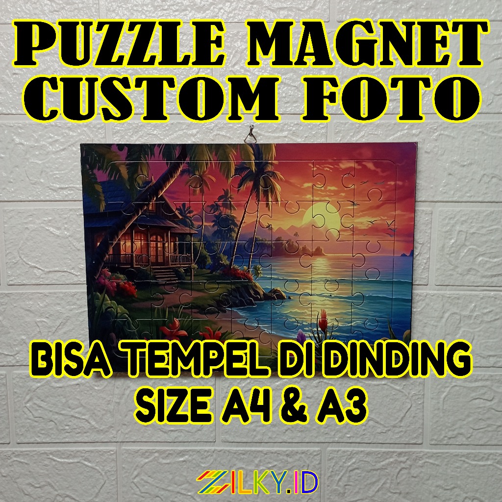 Custom Magnetic Puzzle Print Photo Photo Photo Photo Photo Board MDF ...