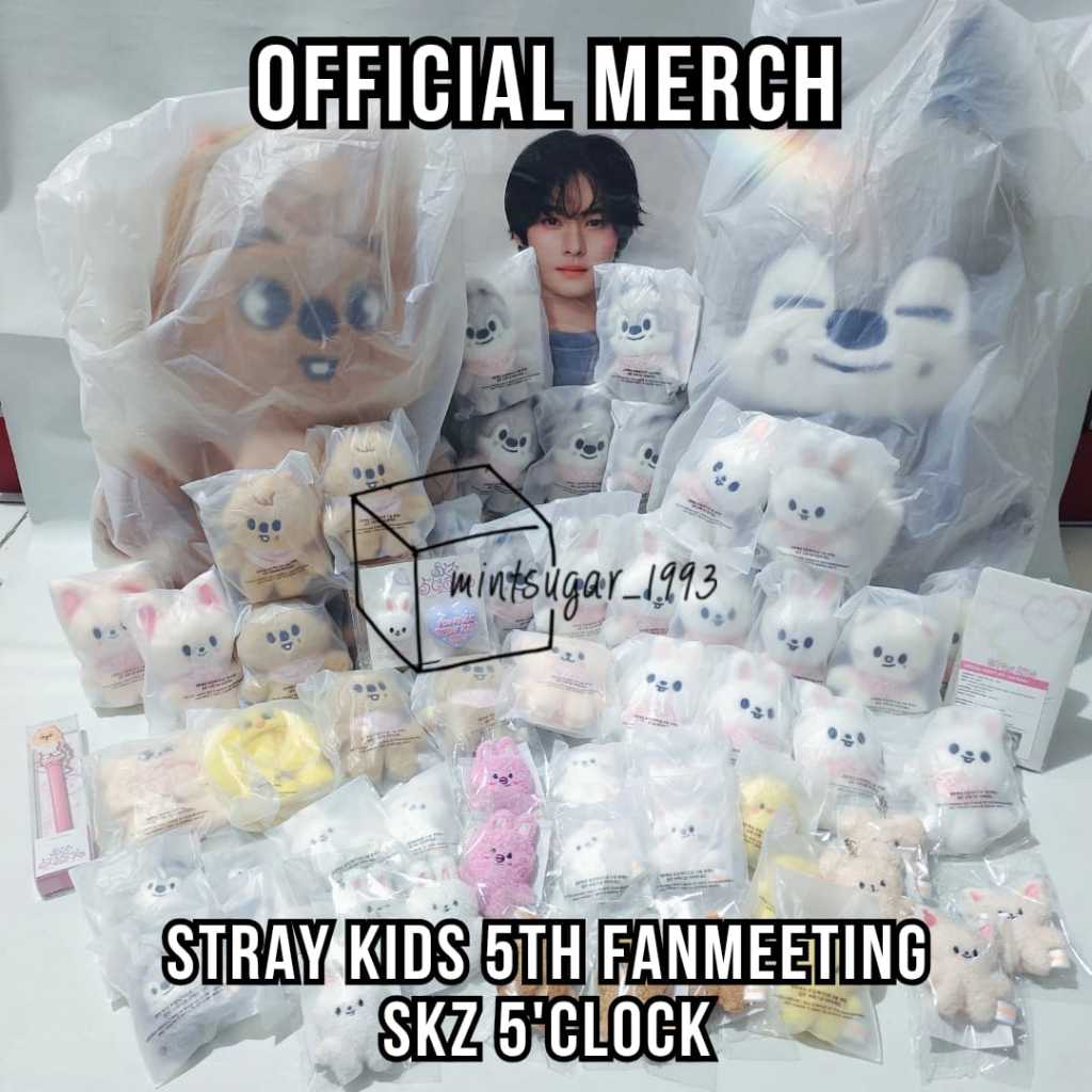 [ READY NEW OFFICIAL ] Stray Kids 5TH FANMEEMING SKZ 5'CLOCK OFFICIAL ...
