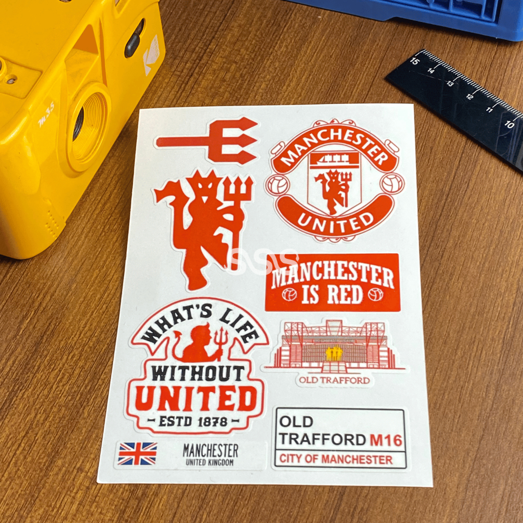 MANCHESTER UNITED STICKER / MU STICKER / STICKER PACK | Shopee Malaysia