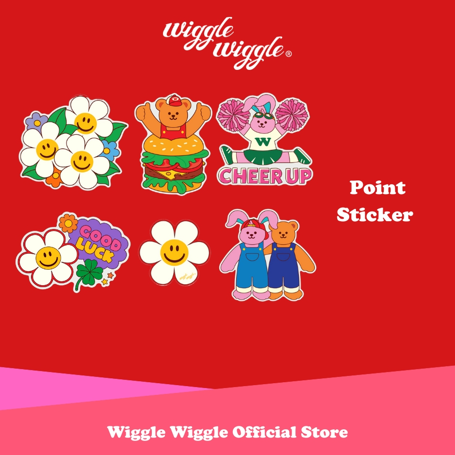 Wiggle Wiggle Point Sticker Typical Motif Wiggle Wiggle Cute | Shopee ...