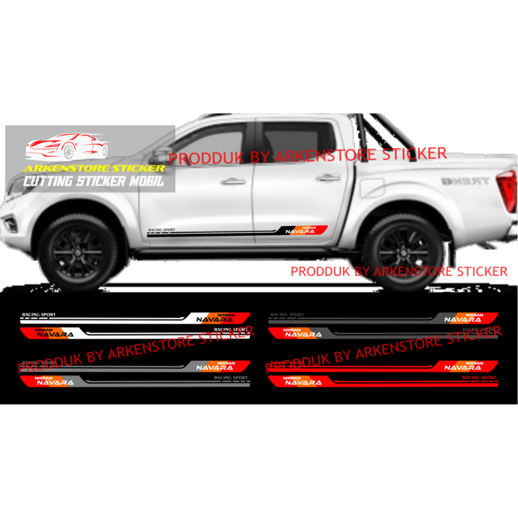 Nissan Navara car stickers cutting stickers Navara car stickers latest ...
