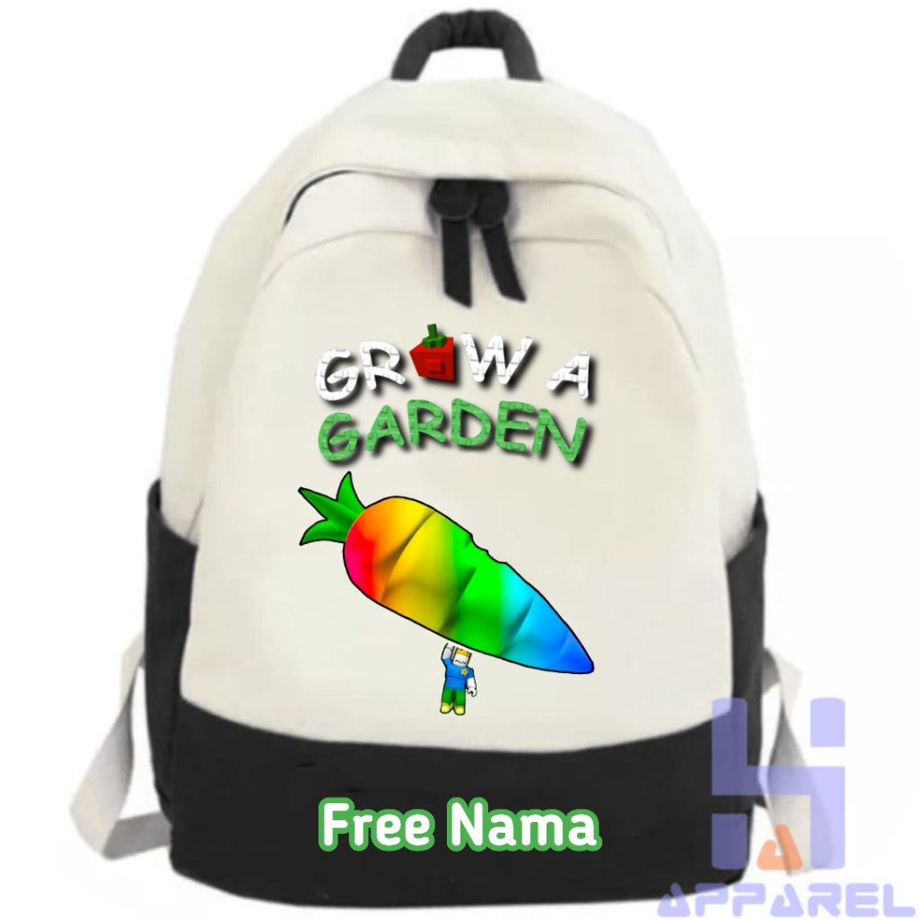 GROW A GARDEN MINECRAFT CHILDREN'S BACKPACK FREE NAME | Shopee Malaysia