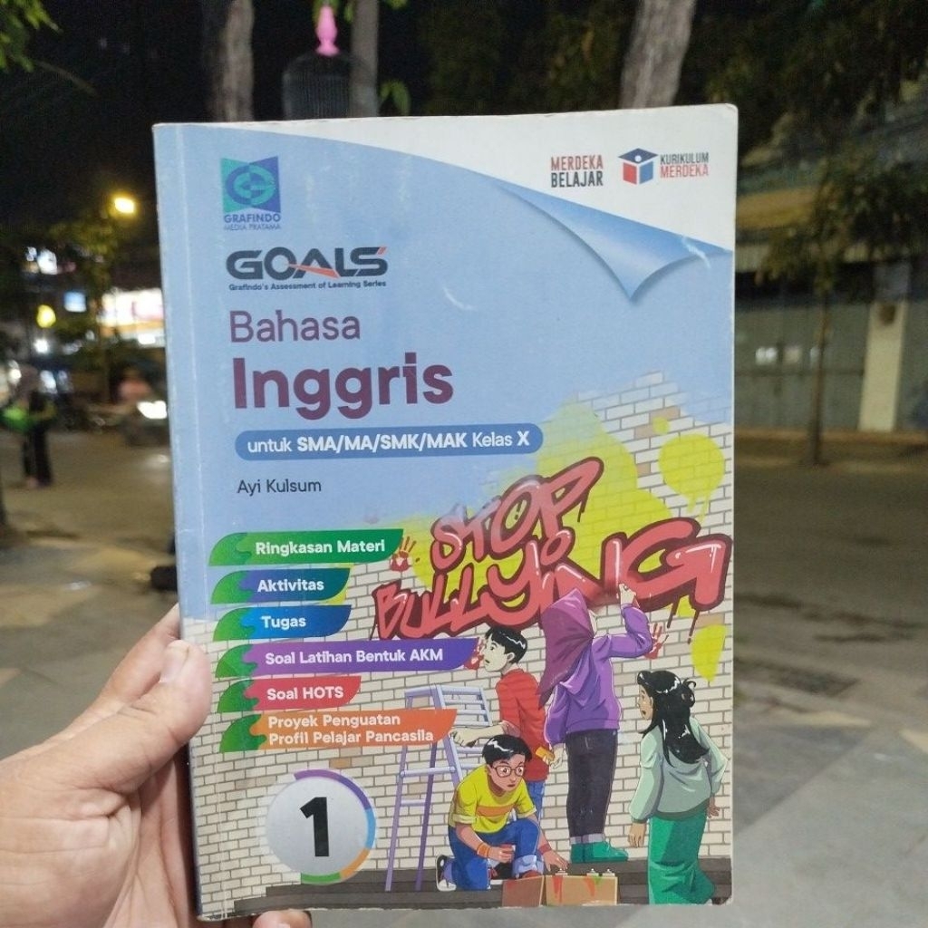 Merdeka Goals English curriculum book for high school class 1 (original ...
