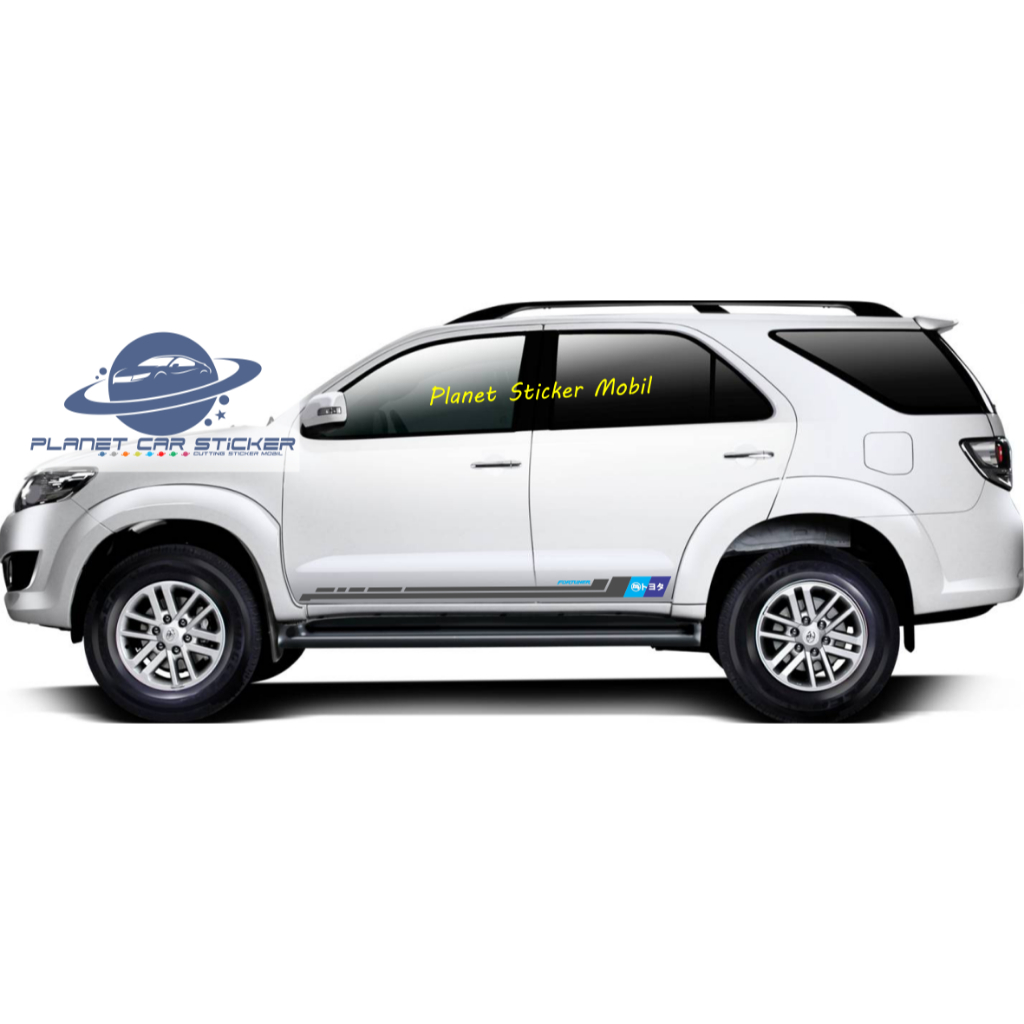 Fortuner sticker old fortuner sticker list stripe minimalist car toyota ...