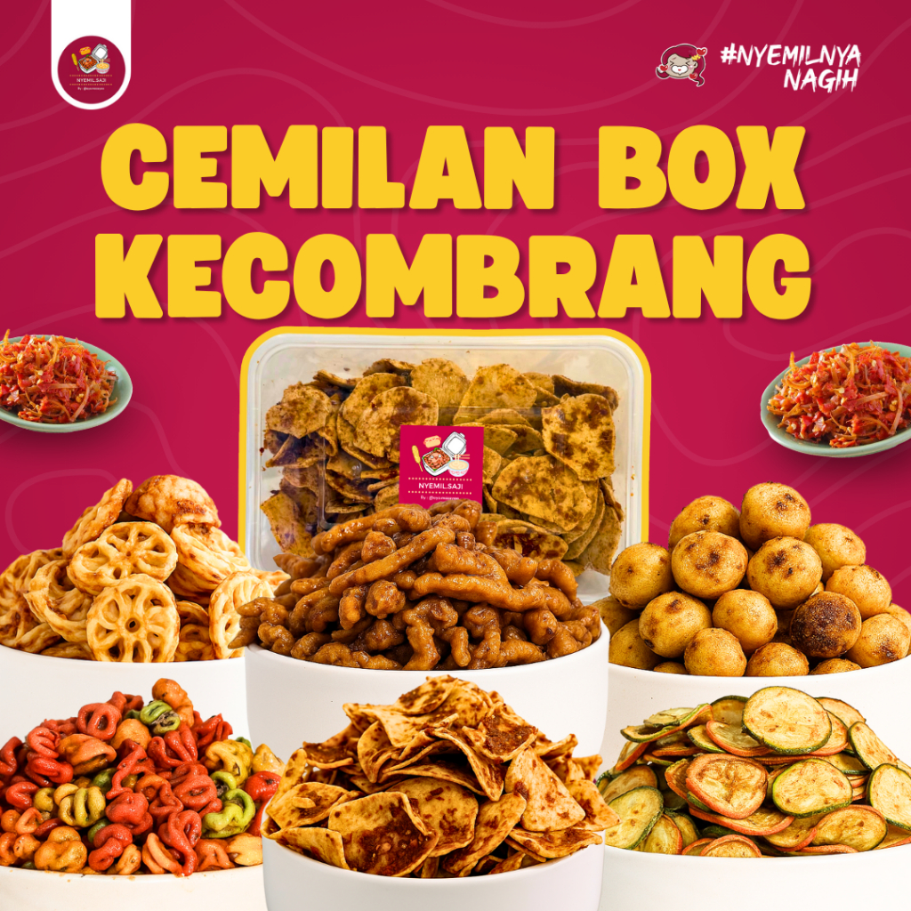 Cemilan BOX ALL VARIANTS OF KECOMBRANG FLAVOR BY @NYEMIL.SAJI | Shopee ...