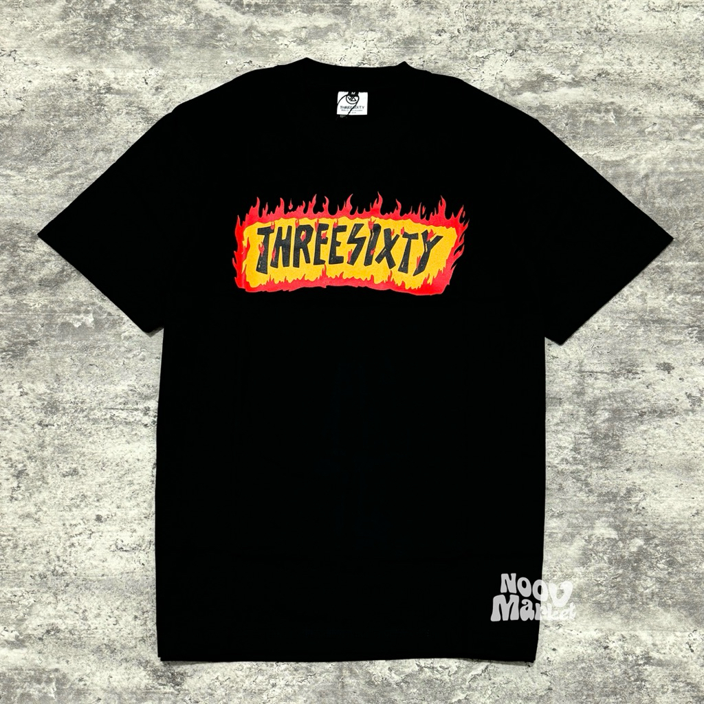 Threesixty - Fire Tshirt - Black | Official Merchandise | Shopee Malaysia