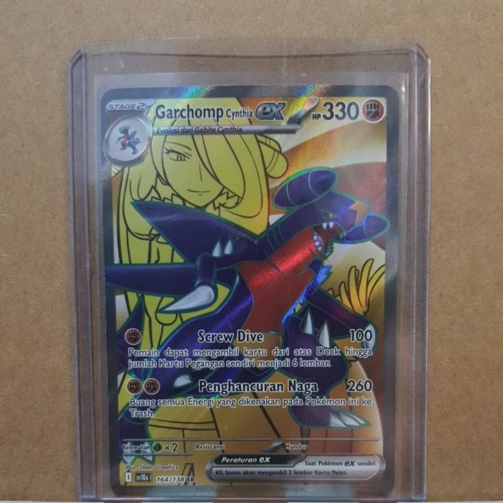 Garcomp Cynthia EX SR TCG POKEMON / INDONESIAN POKEMON CARD | Shopee Malaysia