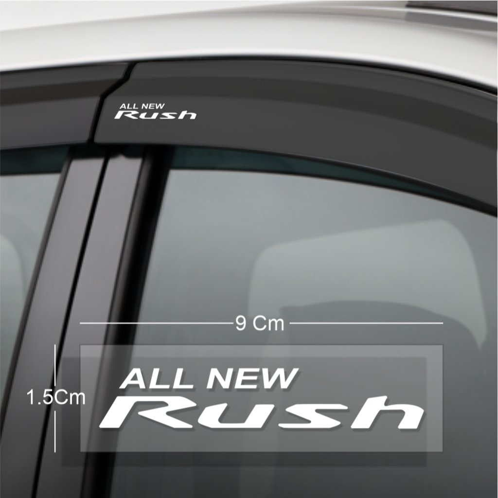 Toyota All New Rush Car Water Gutter Stickers, 4 Sizes 9 cm | Shopee ...