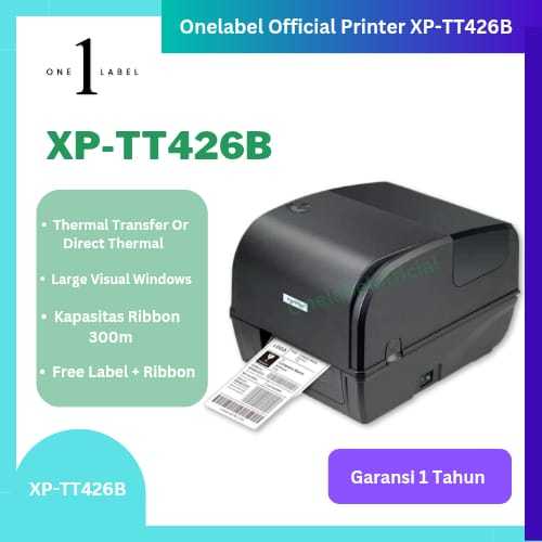 ONELABEL BARCODE PRINTER LABEL XPRINTER XP-426B USB+BLUETOOTH=Zebra ...