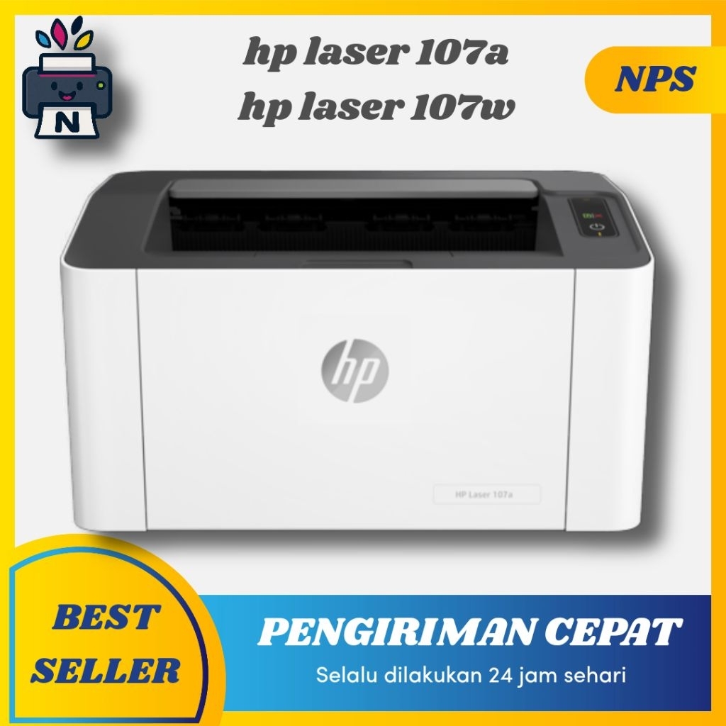 Hp laser printer 107a | 107w laser phone can with WiFi werlass, shop ...