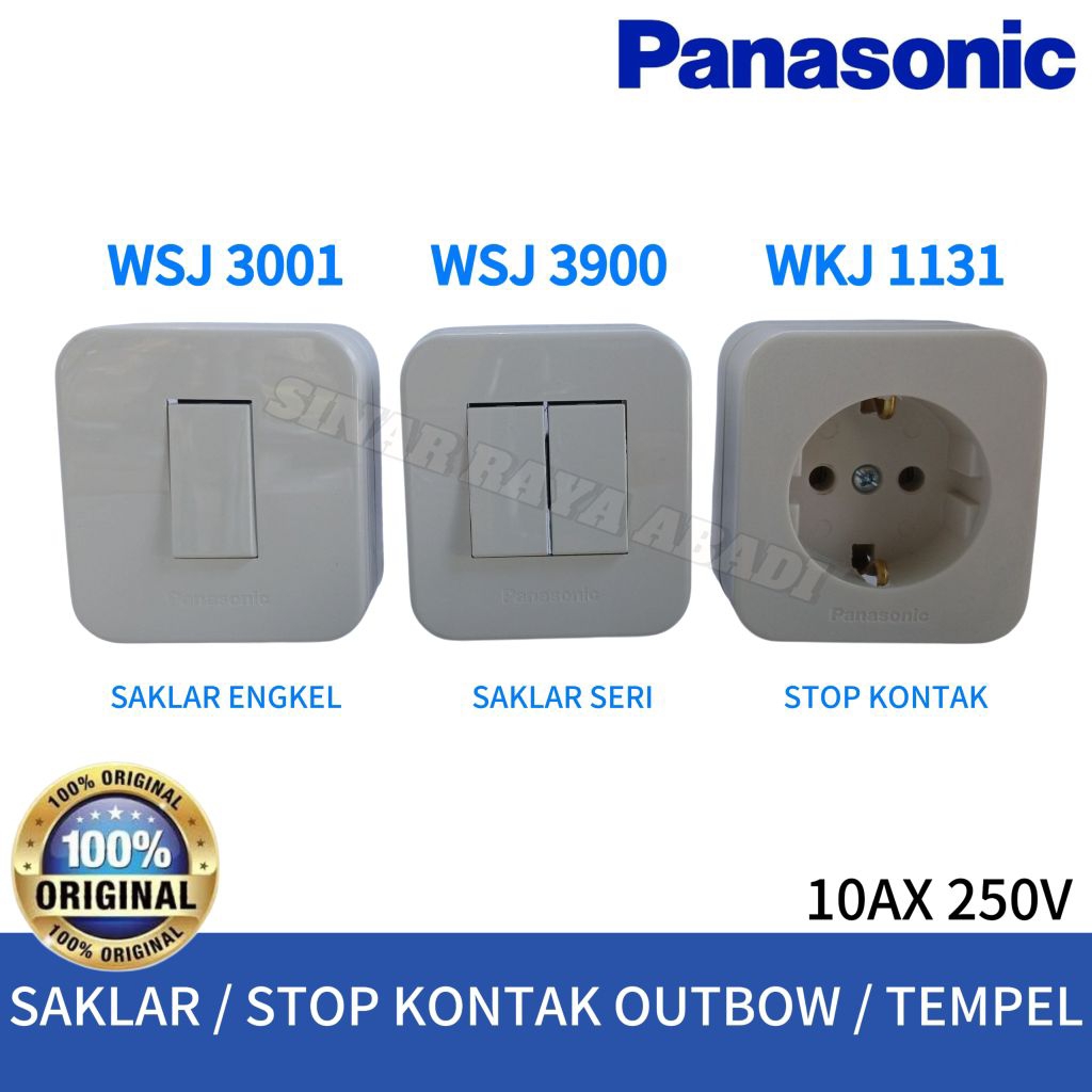 Panasonic OB Engkel Switch - Series - Socket - Panasonic Outbow Single ...