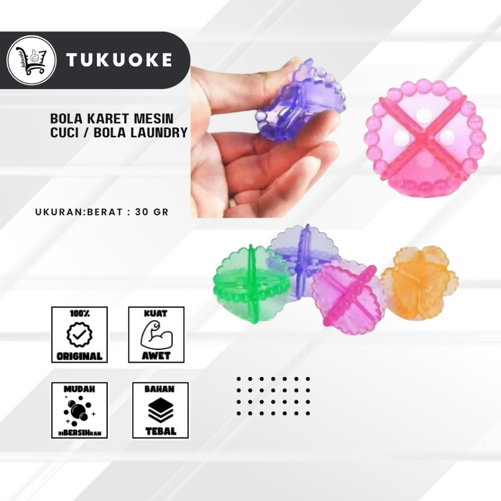 MESIN Washing machine rubber balls / laundry balls / household ...