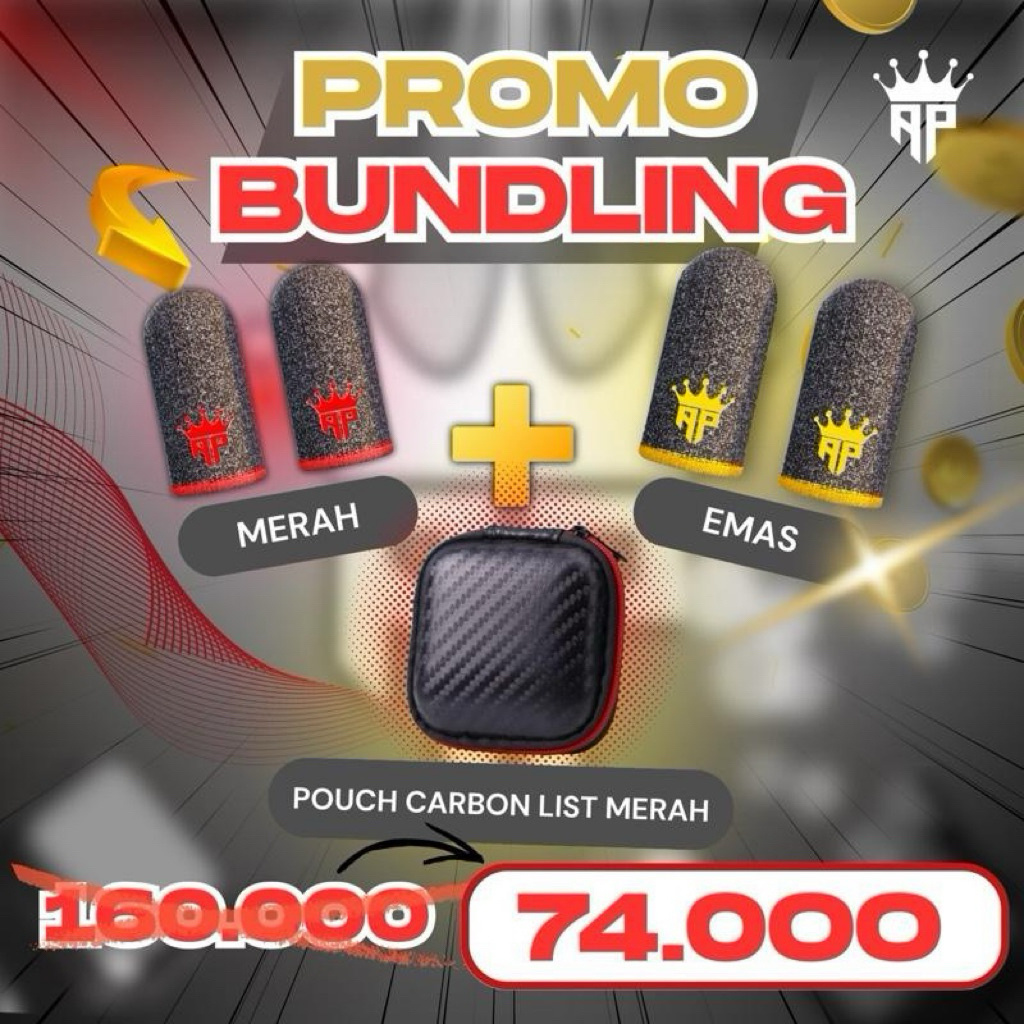 MERAH Bundling Package for AP King Andra GZ Duo Gold & Red Gaming Thumb ...
