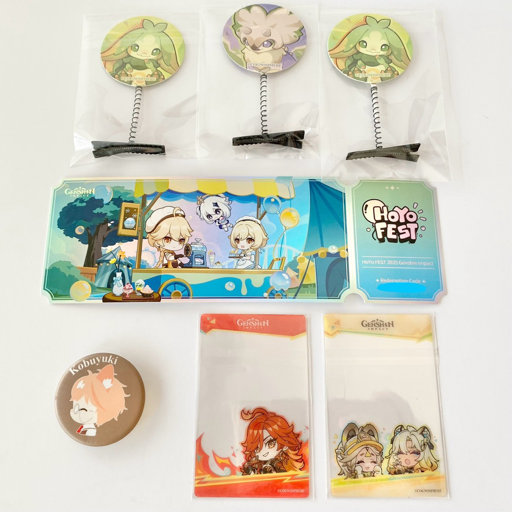 OFFICIAL HoyoFest 2025 Genshin Impact series freebie / bonus / freebies ...