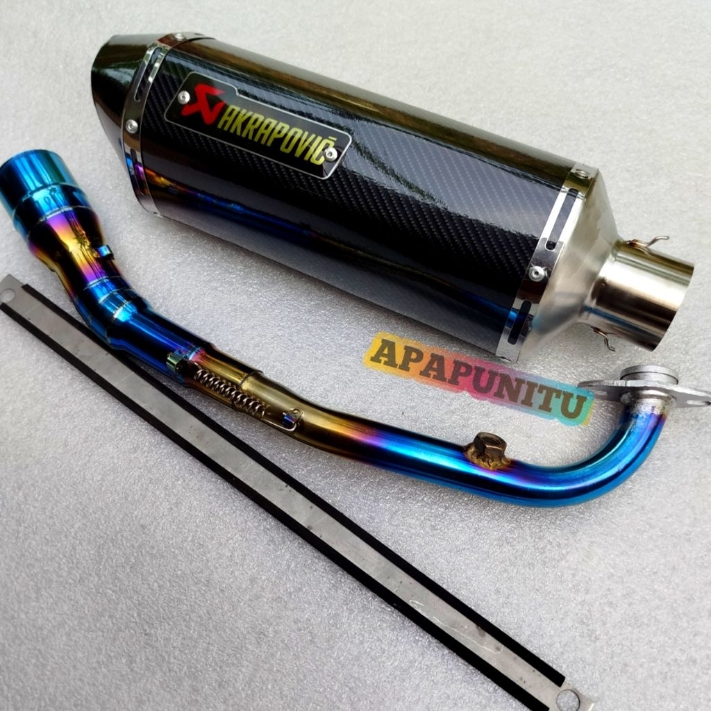 Exhaust muffler pipe full system vario 160 gpx drone 150 Aerox nvx 155 ...