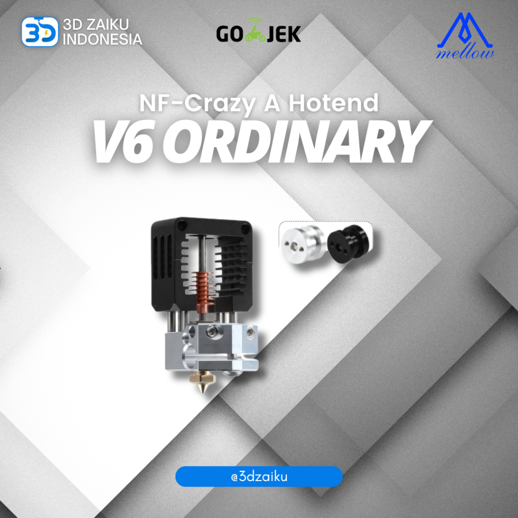 Original Mellow 3D Printer All Metal NF-Crazy A Hotend E3D V6 ORDINARY ...