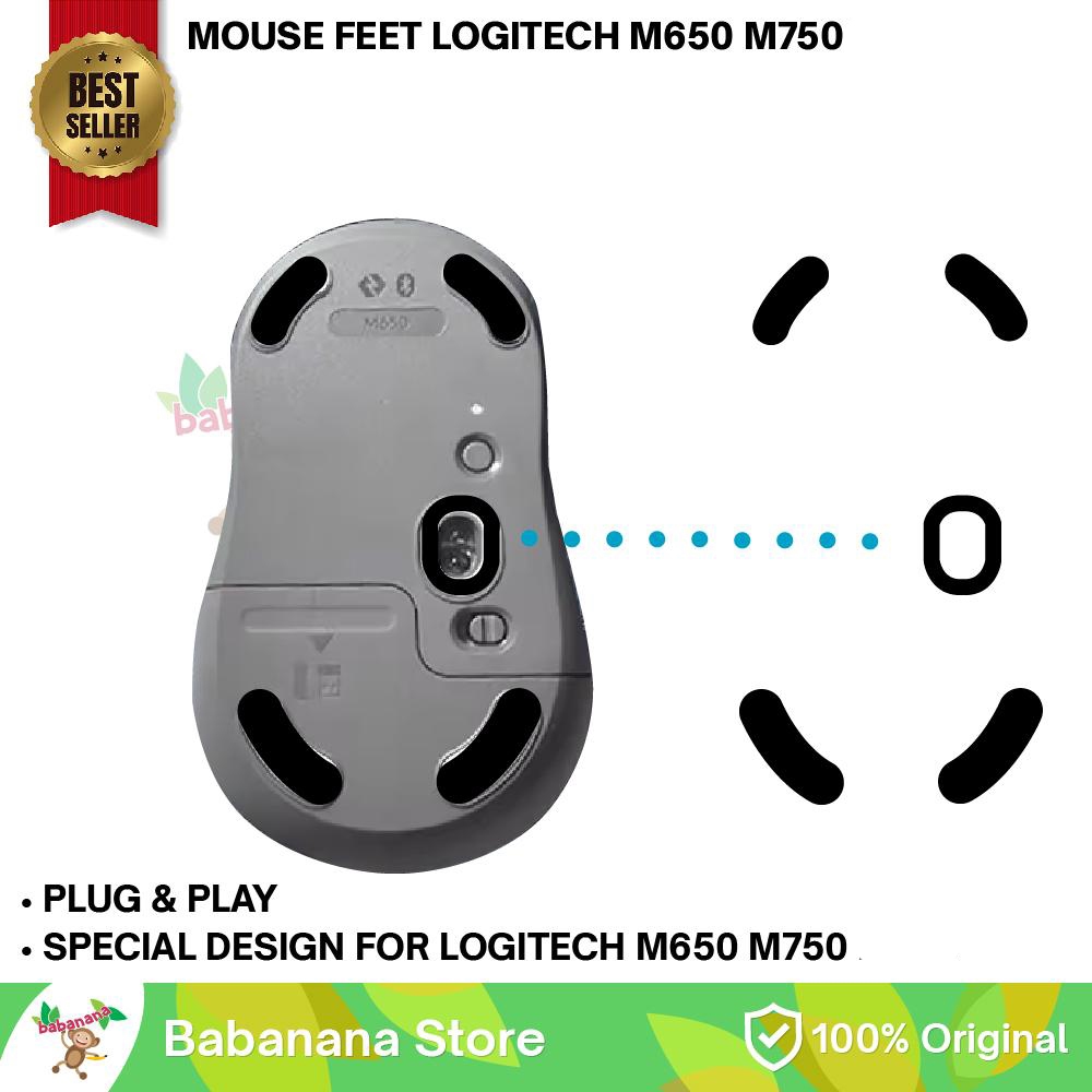 Logitech M650 M750 Mouse Feet Replacement Rubber Base | Shopee Malaysia