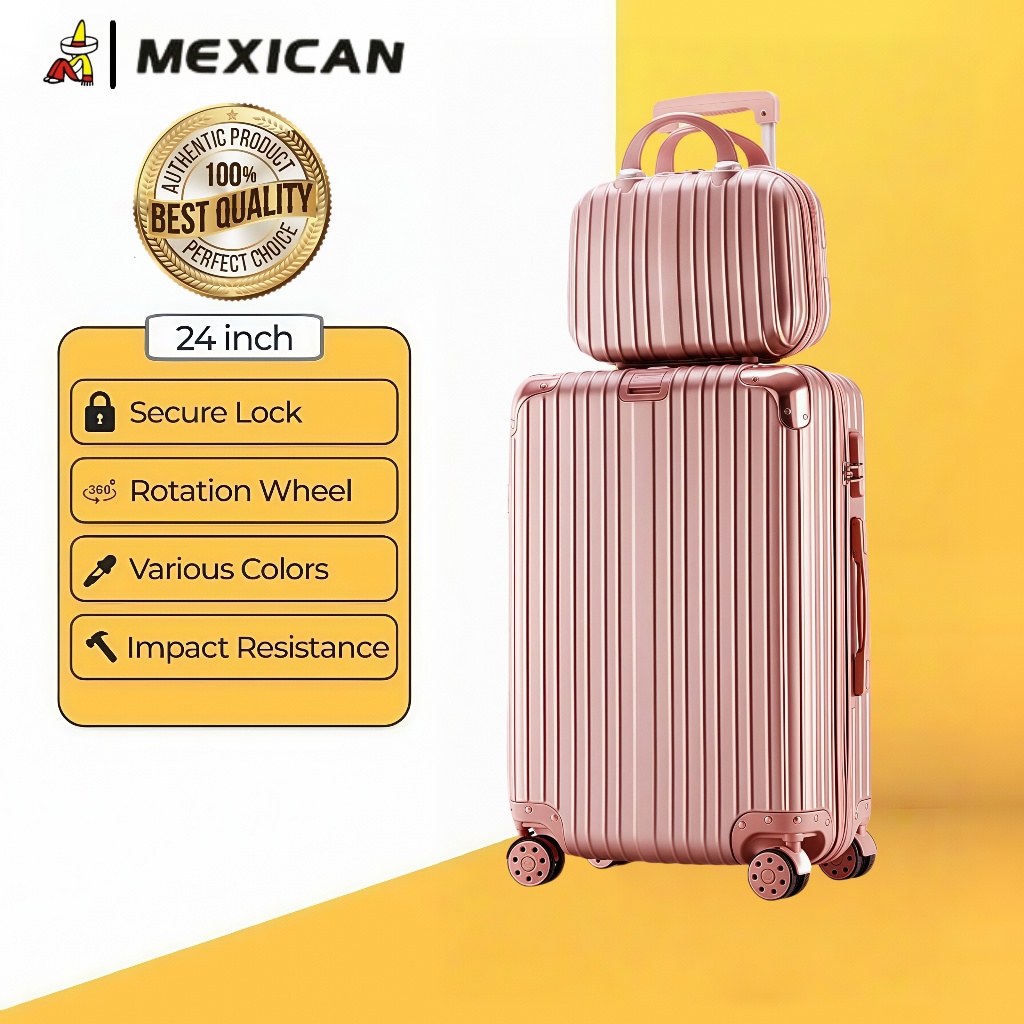 Mexican 20 Inch Cabin Suitcase Large Suitcase for Girls 24 Inch Mini ...