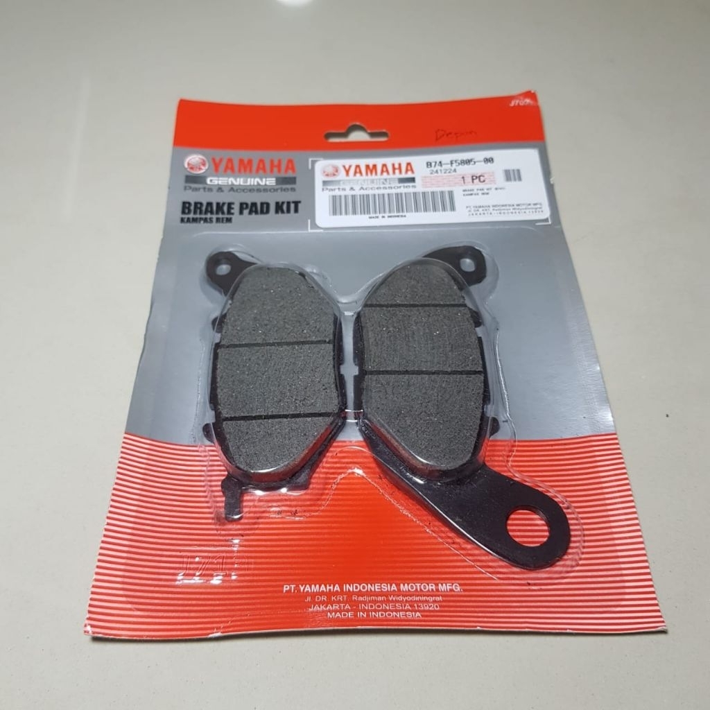 ORIGINAL YAMAHA XMAX 250 X MAX FRONT REAR DISC BRAKE DISPAD | Shopee ...