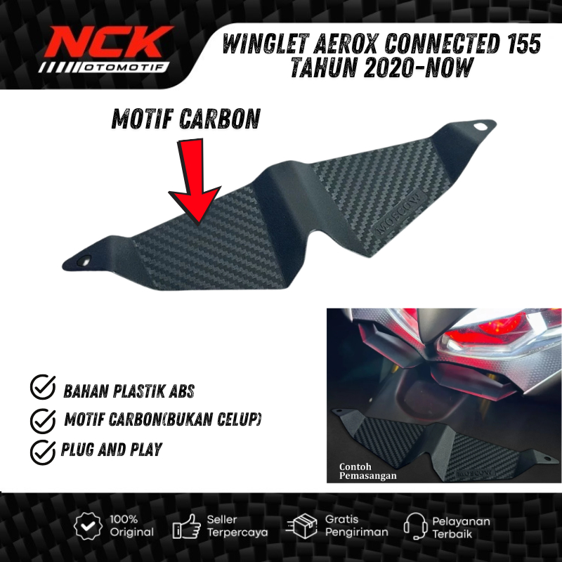 Lower Winglet Aerox NEW CONNECTED 155 2020-2025 Winglet Aerox | Shopee ...