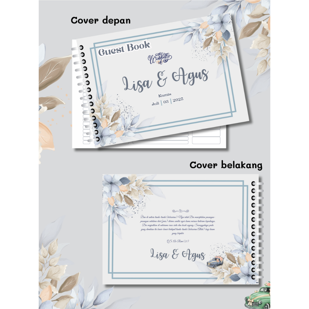 FREE LUXURY ELEGANT WEDDING GUEST BOOK (name, date, location and photo ...