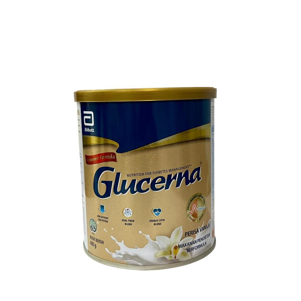 Abbott Glucerna Diabetes Milk Vanilla and Chocolate Flavor 400 grams ...