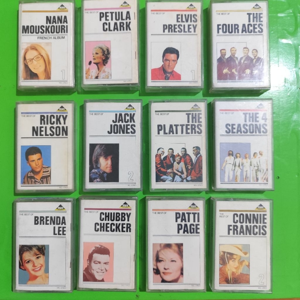 Artist Cassette '60, ELVIS PRESLEY, CONNIE FRANCIS, ETC. | Shopee Malaysia