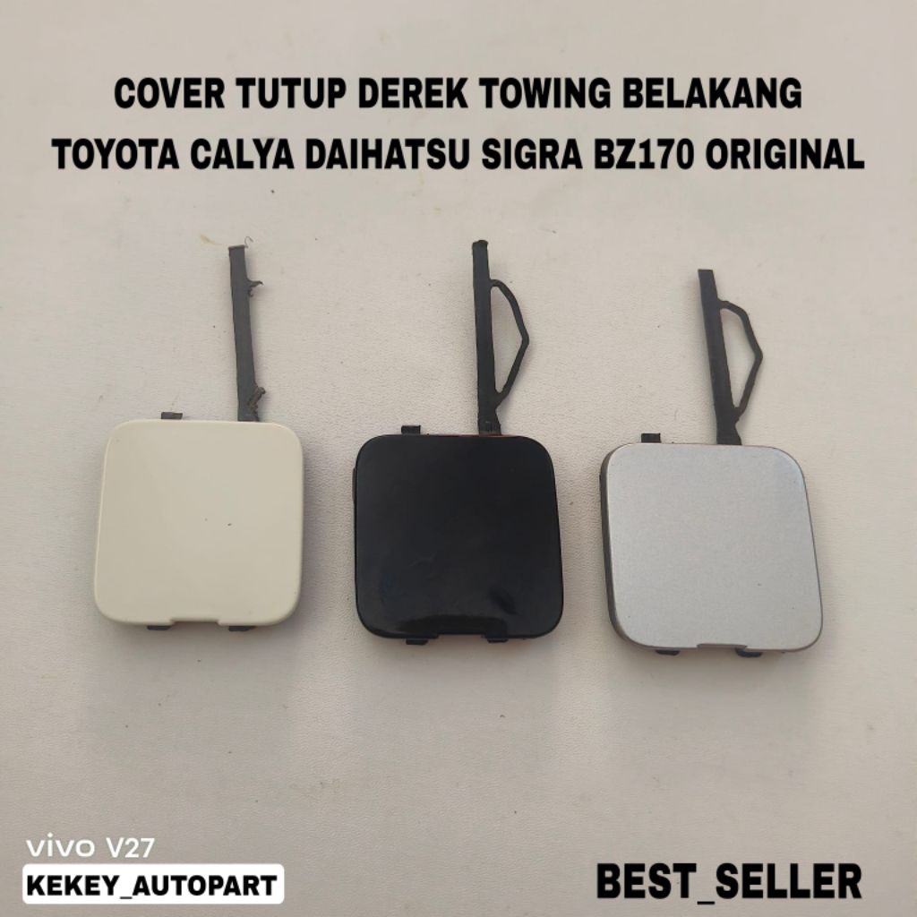Original TOYOTA CALYA DAIHATSU SIGRA BZ170 rear bumper towing tow cover ...