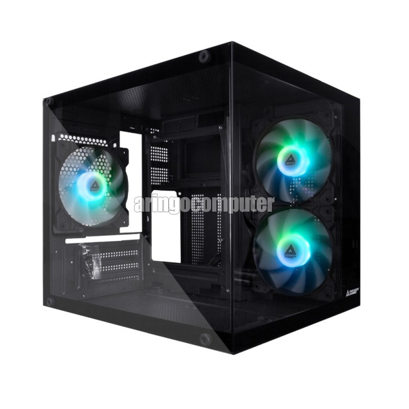 Paradox Gaming Casing PICO SS16 M-ATX- BLACK (Free 3 Fan ARGB) | Shopee ...