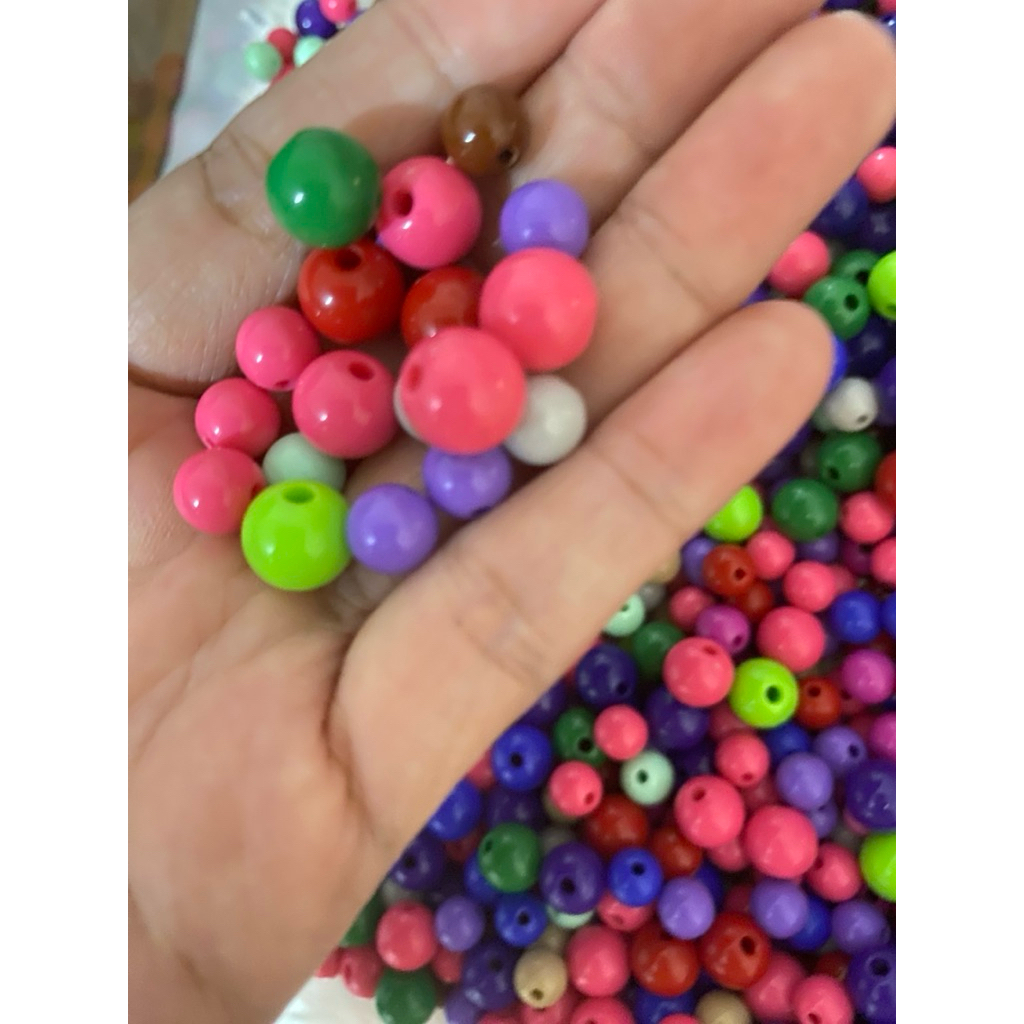 Imported round beads mixed with two sizes 8mm and 10mm | Shopee Malaysia