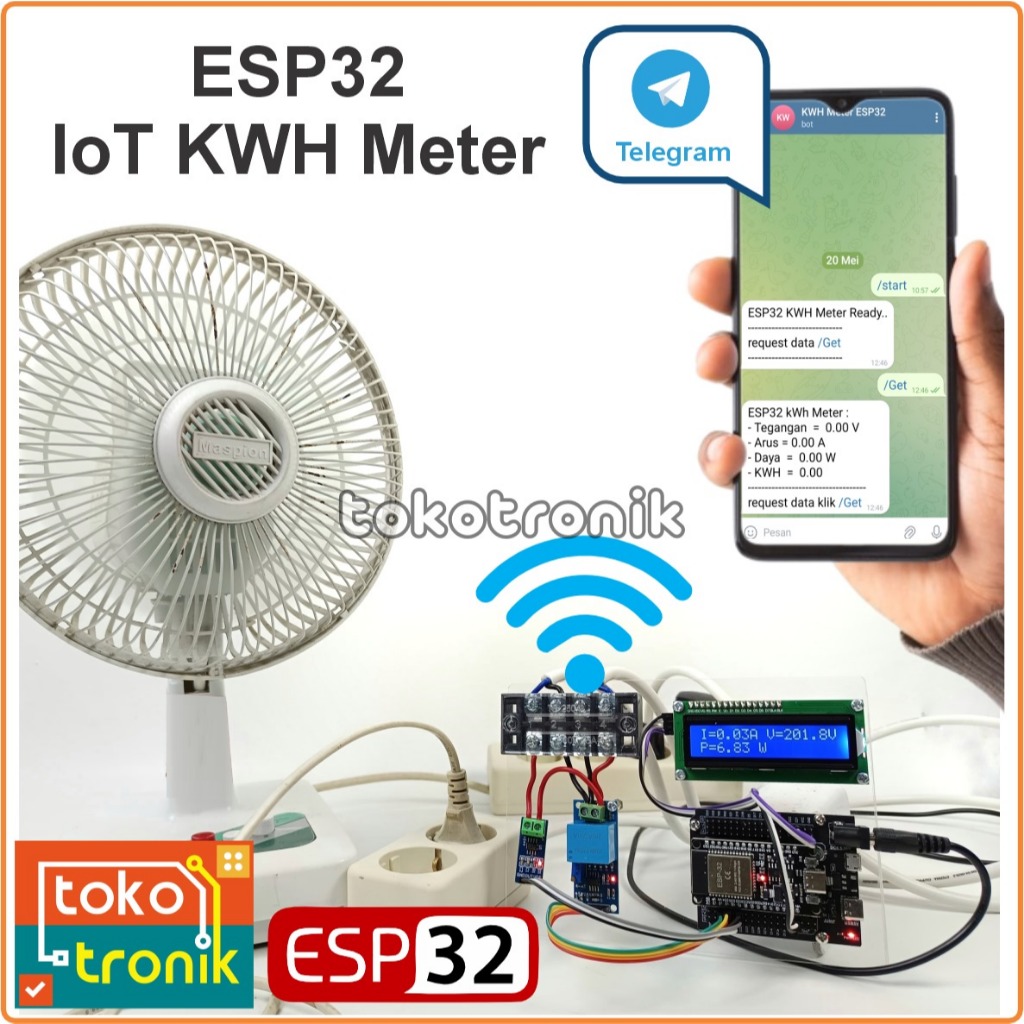 ESP32 Smart KWH Meter - Starter IoT ESP32 Smart Energy Meter Complete Guide and Coding | Shopee ...