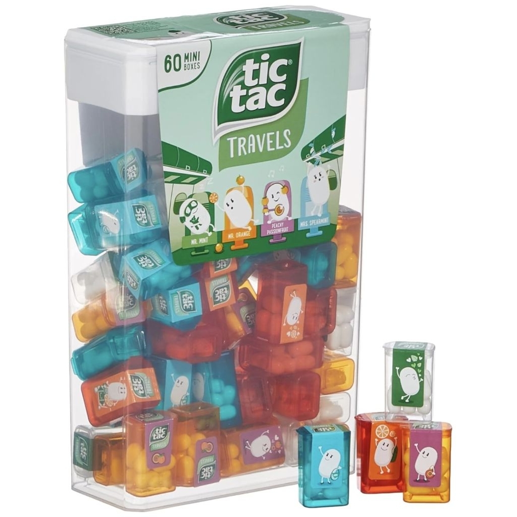 Tic Tac Minis Candy Tictac Mini Boxes Original Mint Orange Peach ...