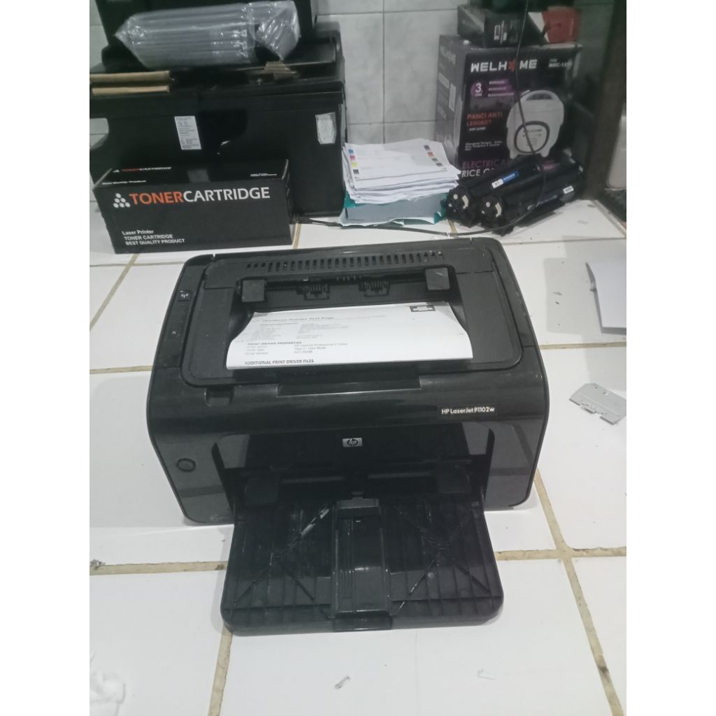 HP LASERJET P1102 W laserjethp sold ready to use before peking detil ...