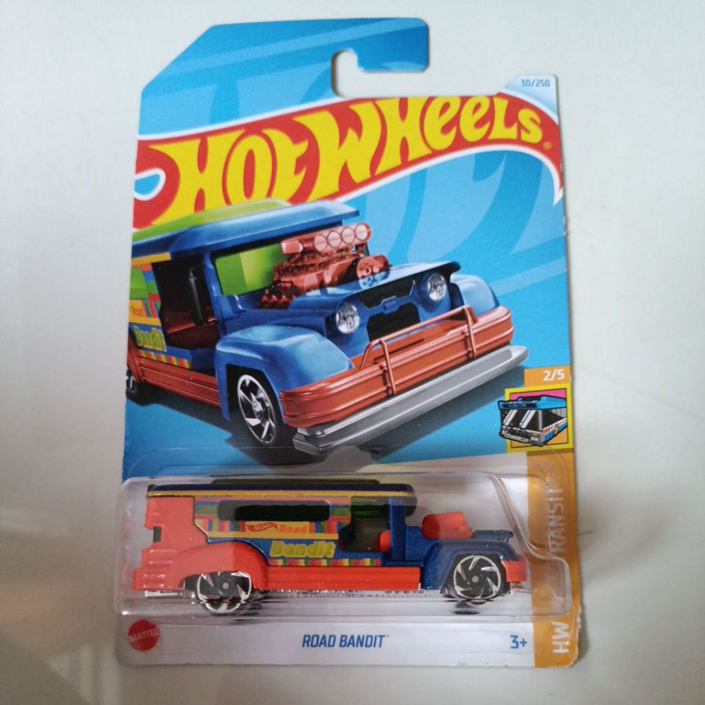 Hot Wheels Road Bandit Phillipines Public Transport Car Original Mattel ...