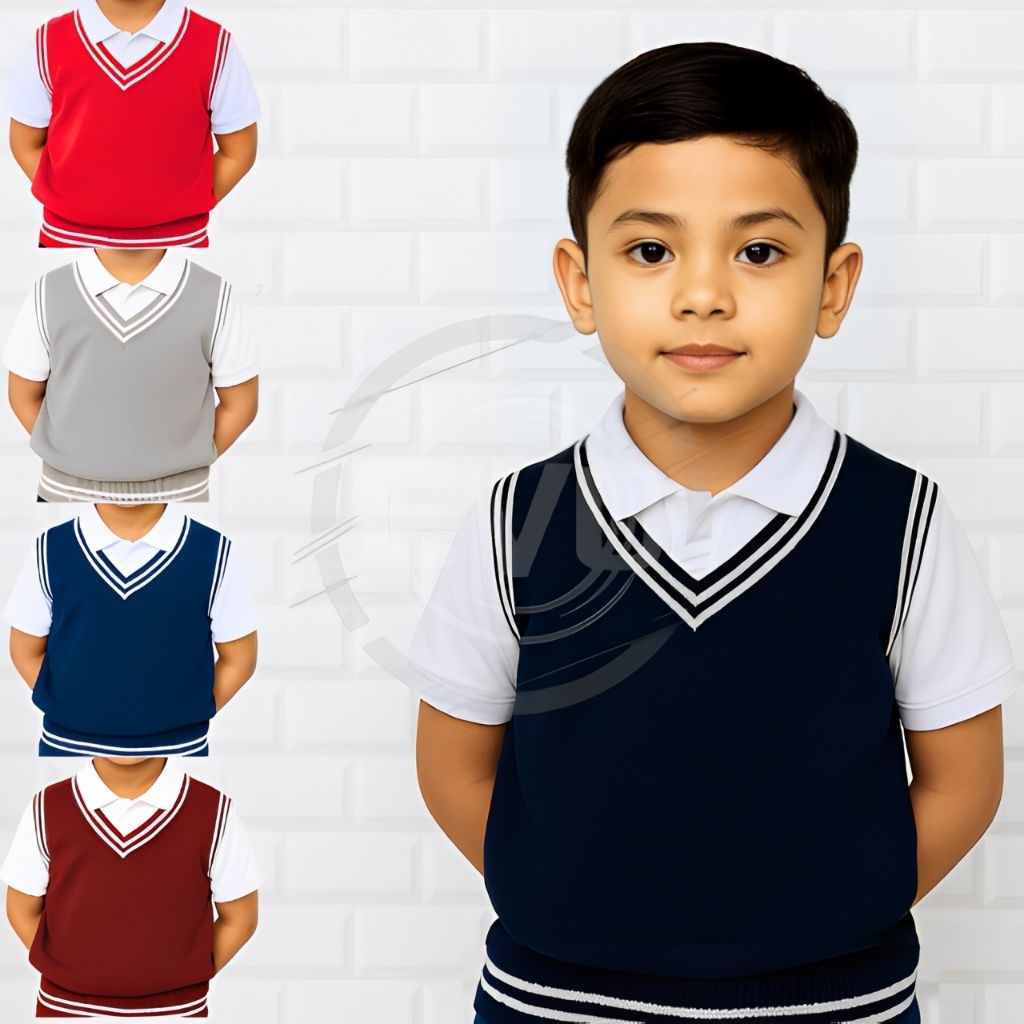 Children's Knitted VEST Kindergarten School Children's Knitted VEST ...