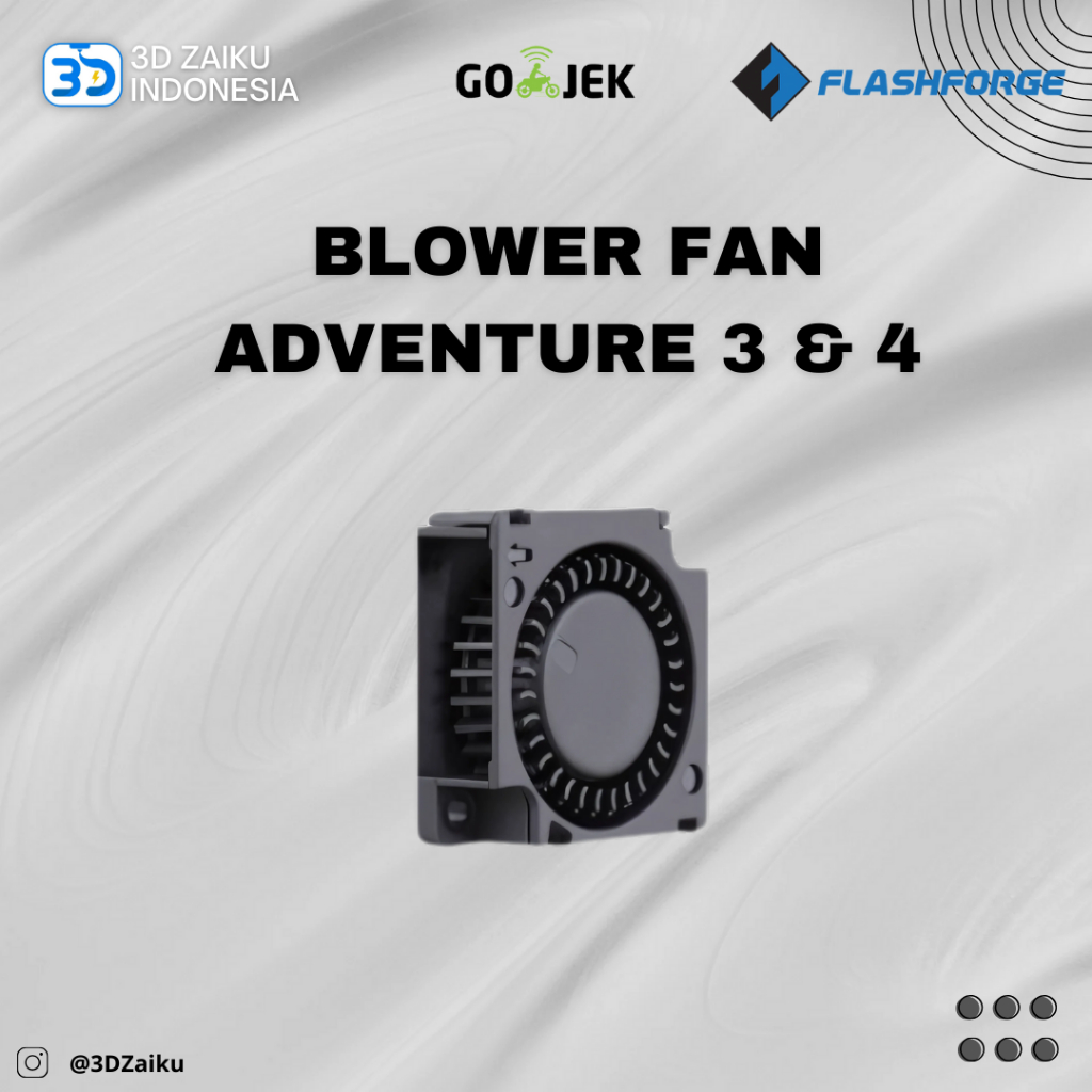 Original Flashforge Adventurer 3 and 4 Blower Fan for Cooling Model ...