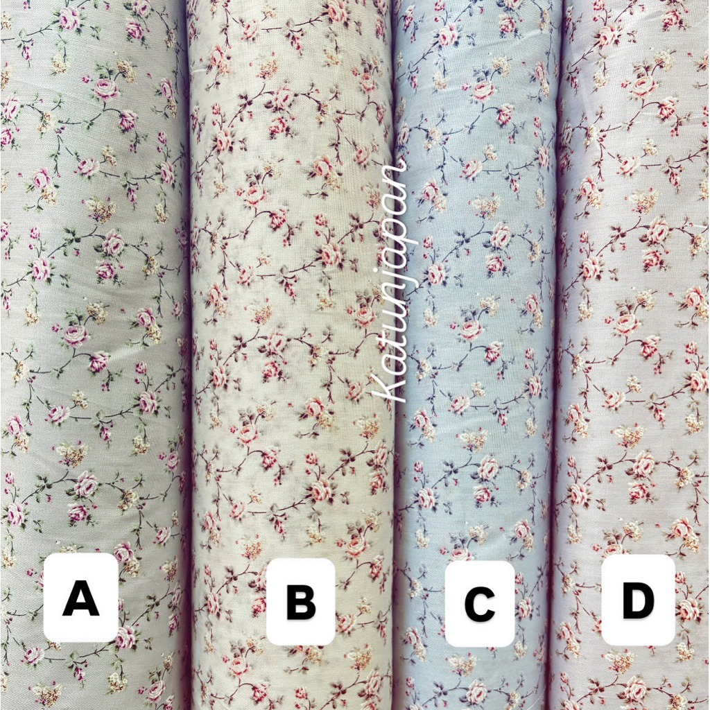 KATUN JAPANESE COTTON FABRIC TOKAI TARA1 (MIN2x permotif) | Shopee Malaysia