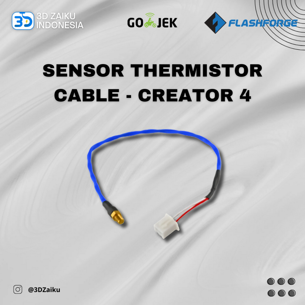 Flashforge Creator 4 Temperature Sensor Thermistor Cable | Shopee Malaysia