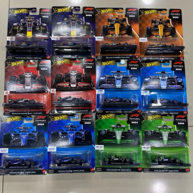 Hotwheels Formula one F1 premium scale 1:64 2024 | Shopee Malaysia