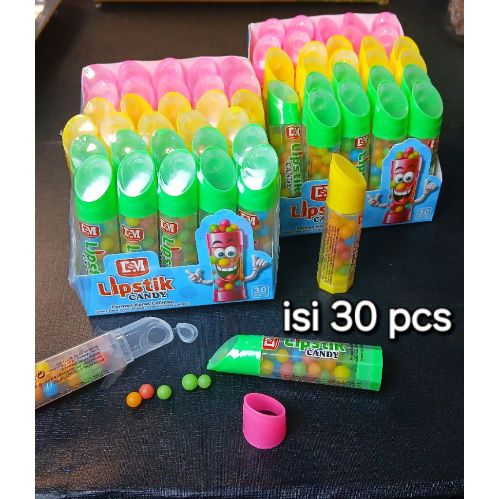 Lipstick candy contains 30 pcs per box | Shopee Malaysia