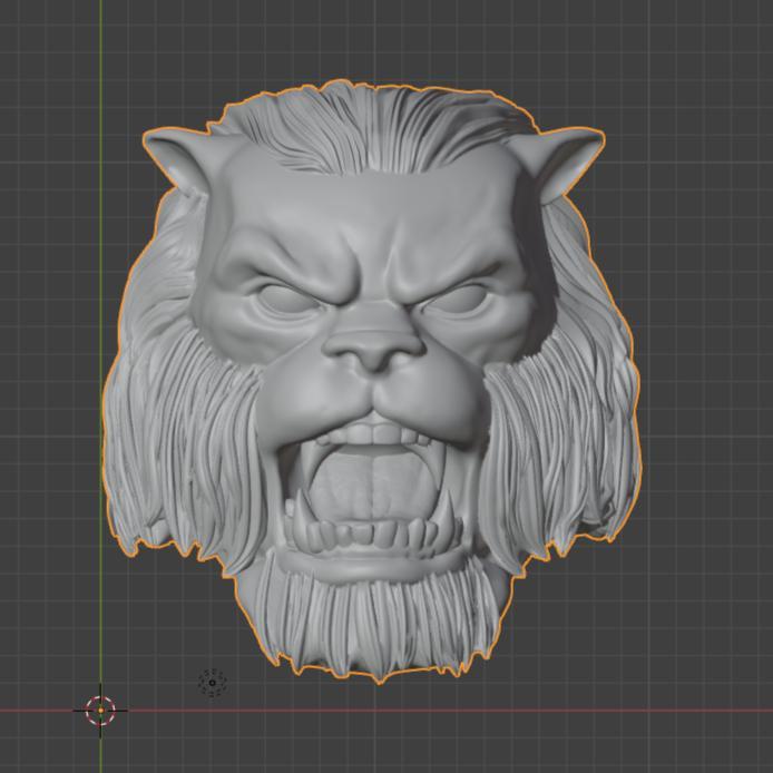Headsculpt Head HS Beast Astonishing Screaming XMen X Men Marvel ...
