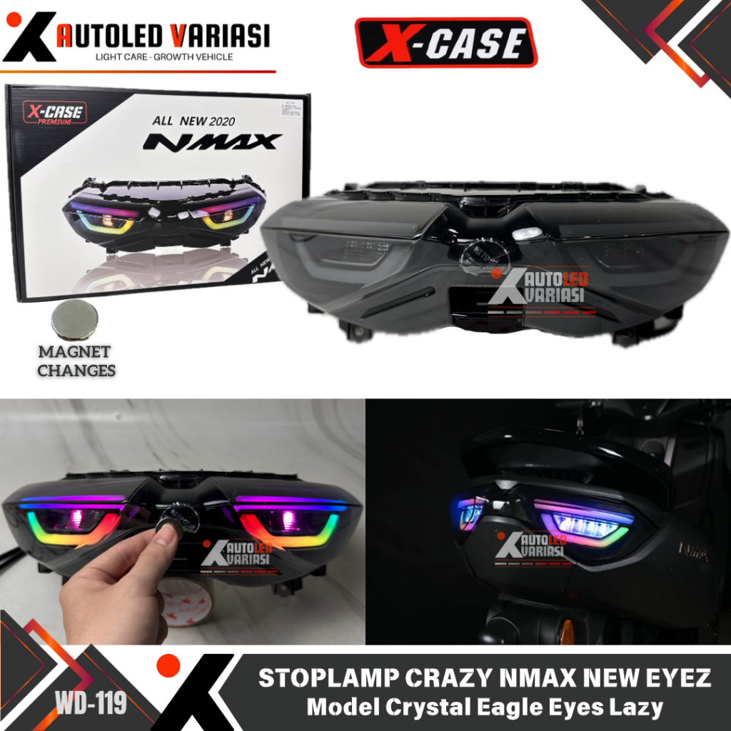 Nmax New RGB Stop Lamp 30 Modes Xmax Model New Nmax Stop Lamp Nmax Rear ...