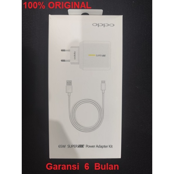 OPPO Charger 65W SUPERVOOC Power Adapter Kit Original | Shopee Malaysia