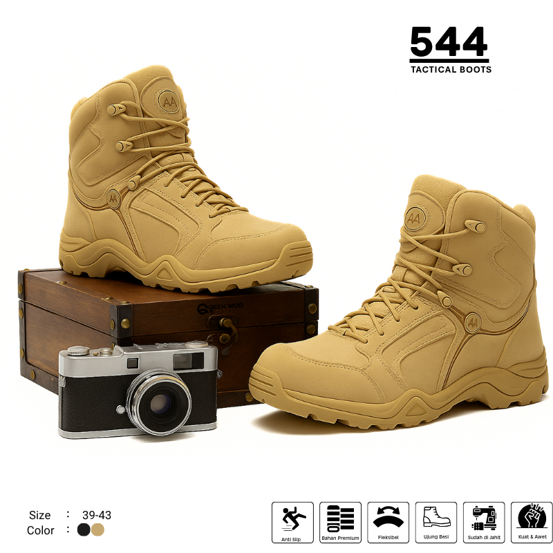 Men's Safety Shoes DLT Cordura 5AA Boots Tactical Desert Shoes Steel ...